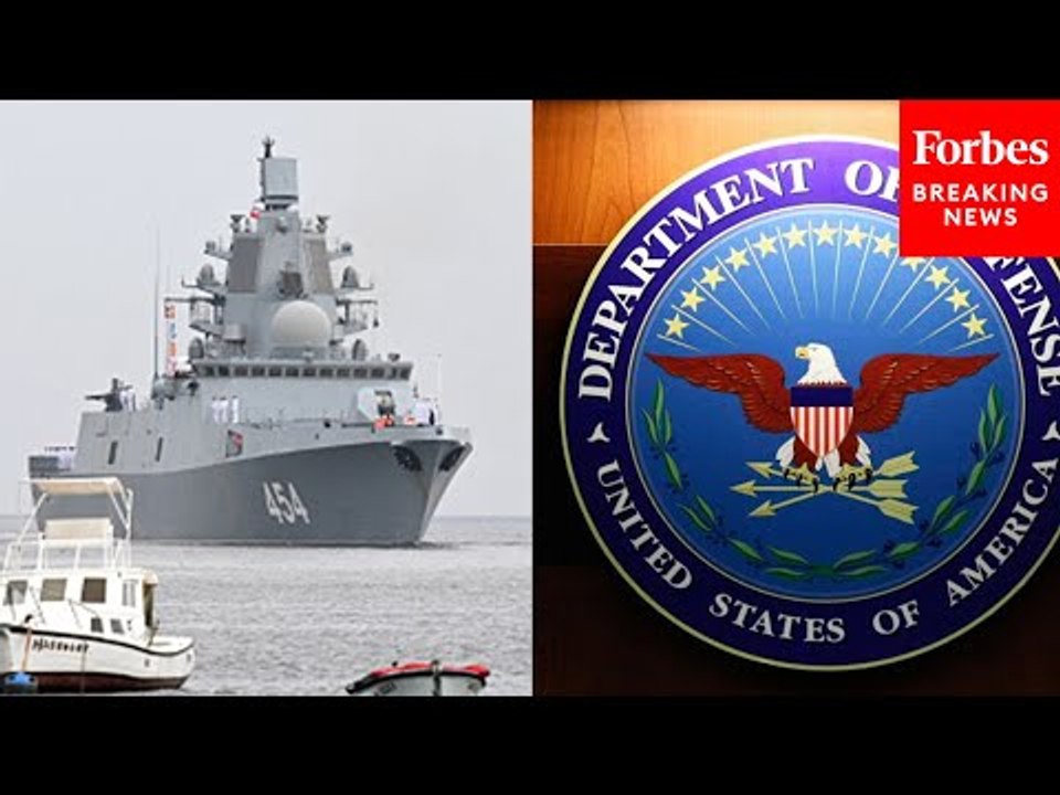 JUST IN: Pentagon Holds Press Briefing As Russian Warships Approach ...