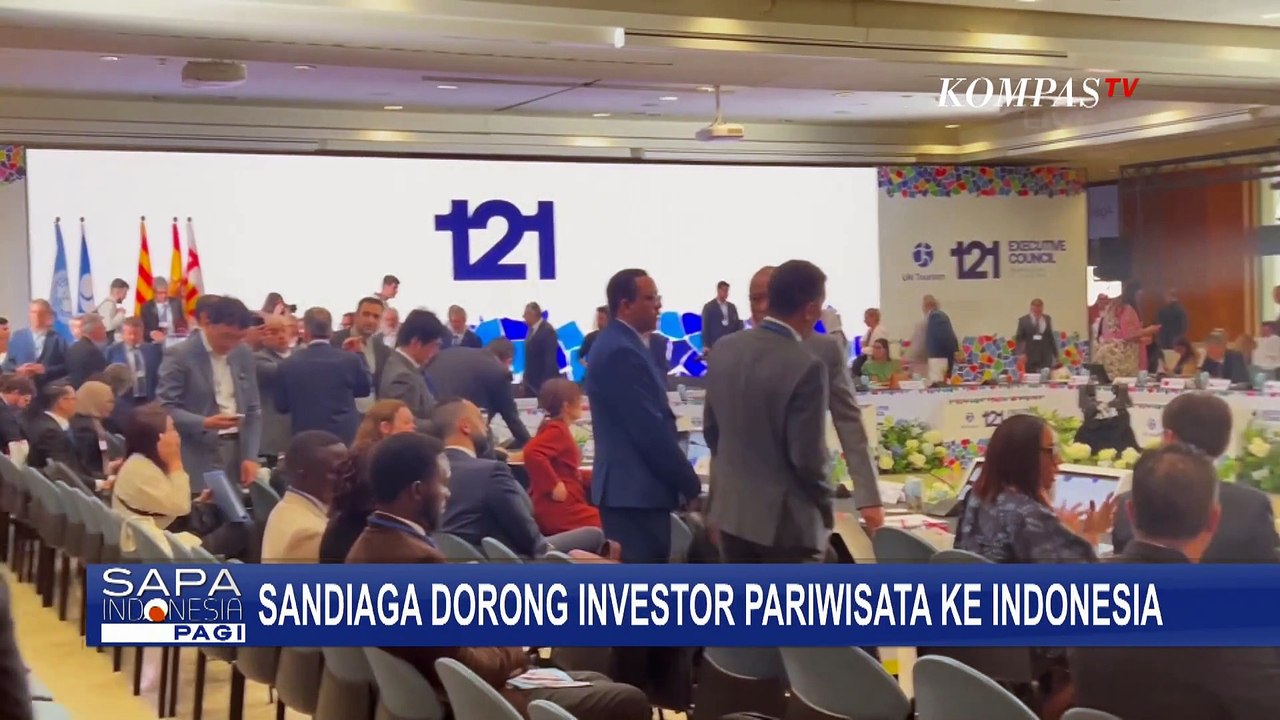 Menparekraf Sandiaga Uno Dorong Investor Kembangkan Pariwisata Indonesia - Video Dailymotion