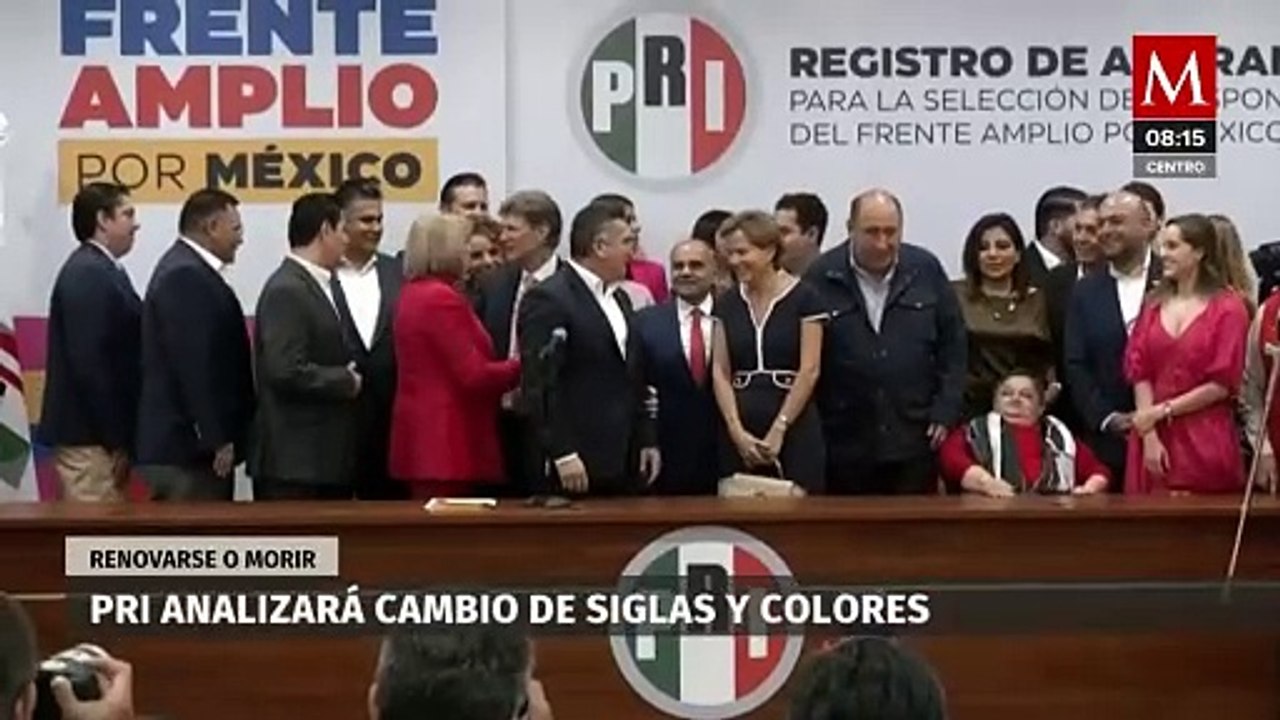 Tras 78 años, PRI considera cambio de siglas y colores - Vídeo Dailymotion