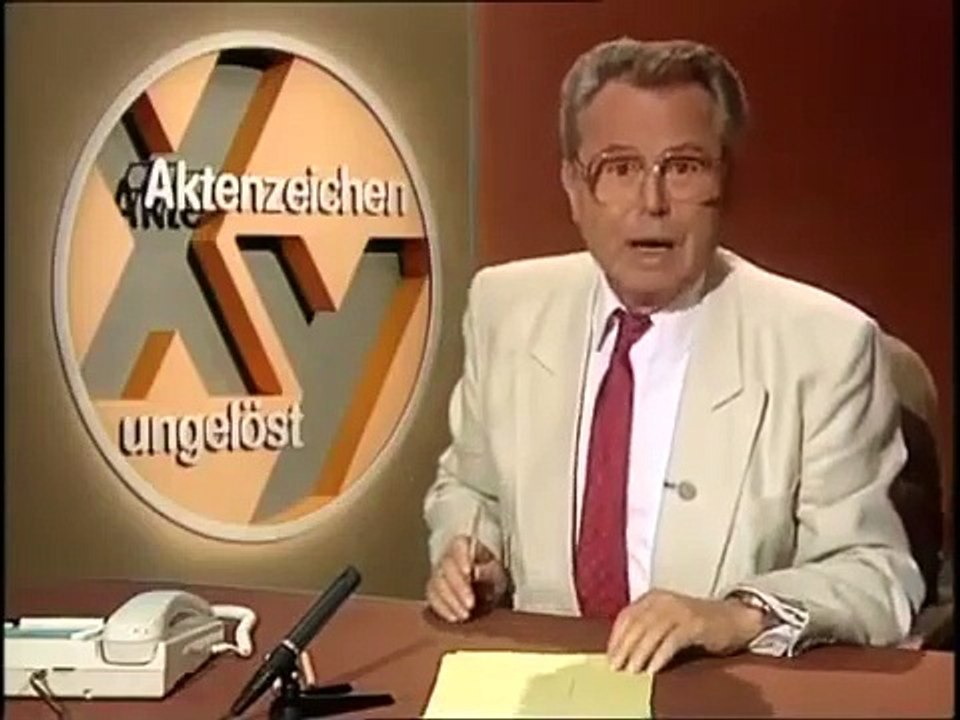 Aktenzeichen XY ungelöst vom 14.06.1991 Folge 237 - video Dailymotion