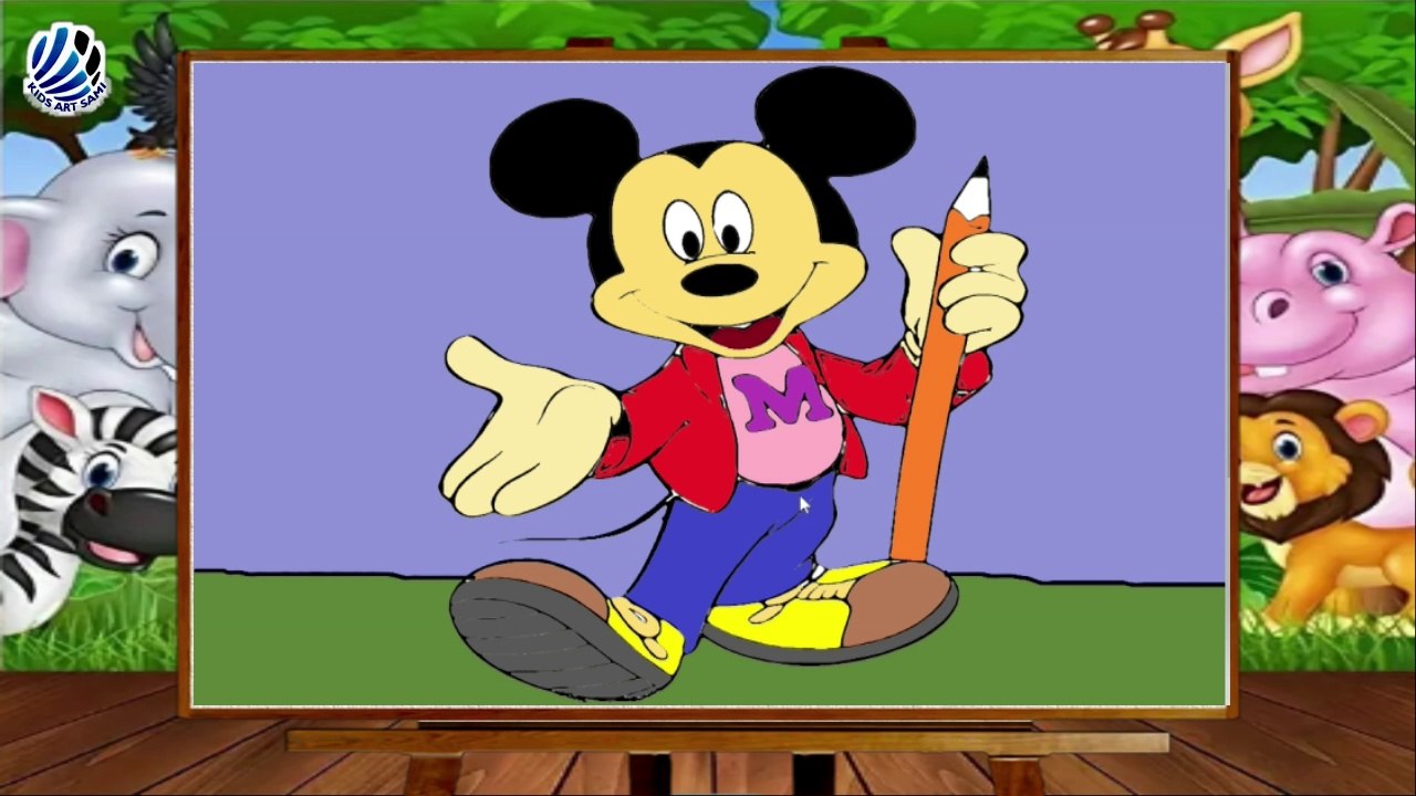 Master Mickey Mouse Drawing Tutorial - video Dailymotion