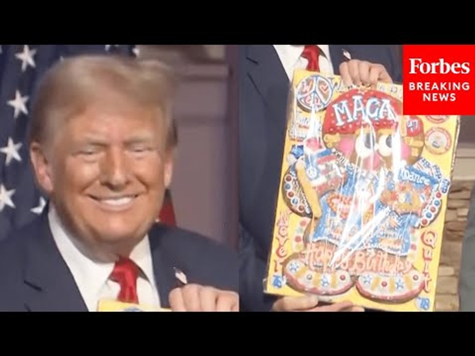WATCH: Detroit Crowd Gives Donald Trump Birthday Cookie At Campaign ...