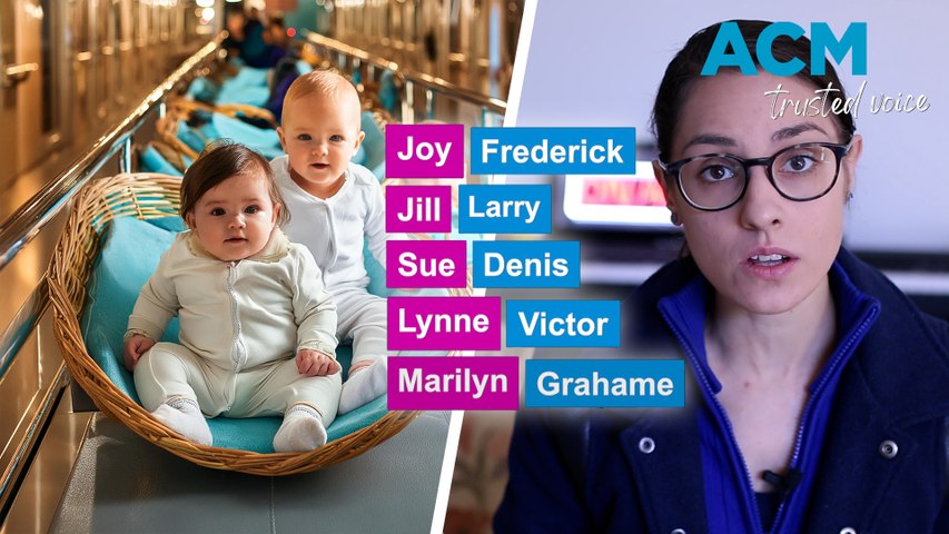 What's in a name: Australia's most common baby names from the 1950s to ...