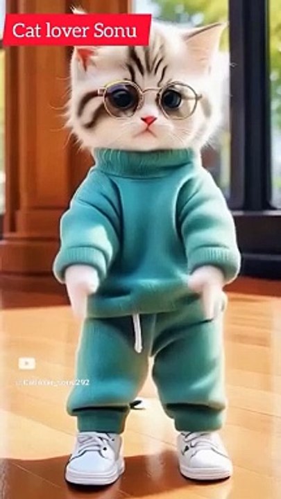 Cute Cat dance|viral cat dance on Dailymotion must watch - video ...