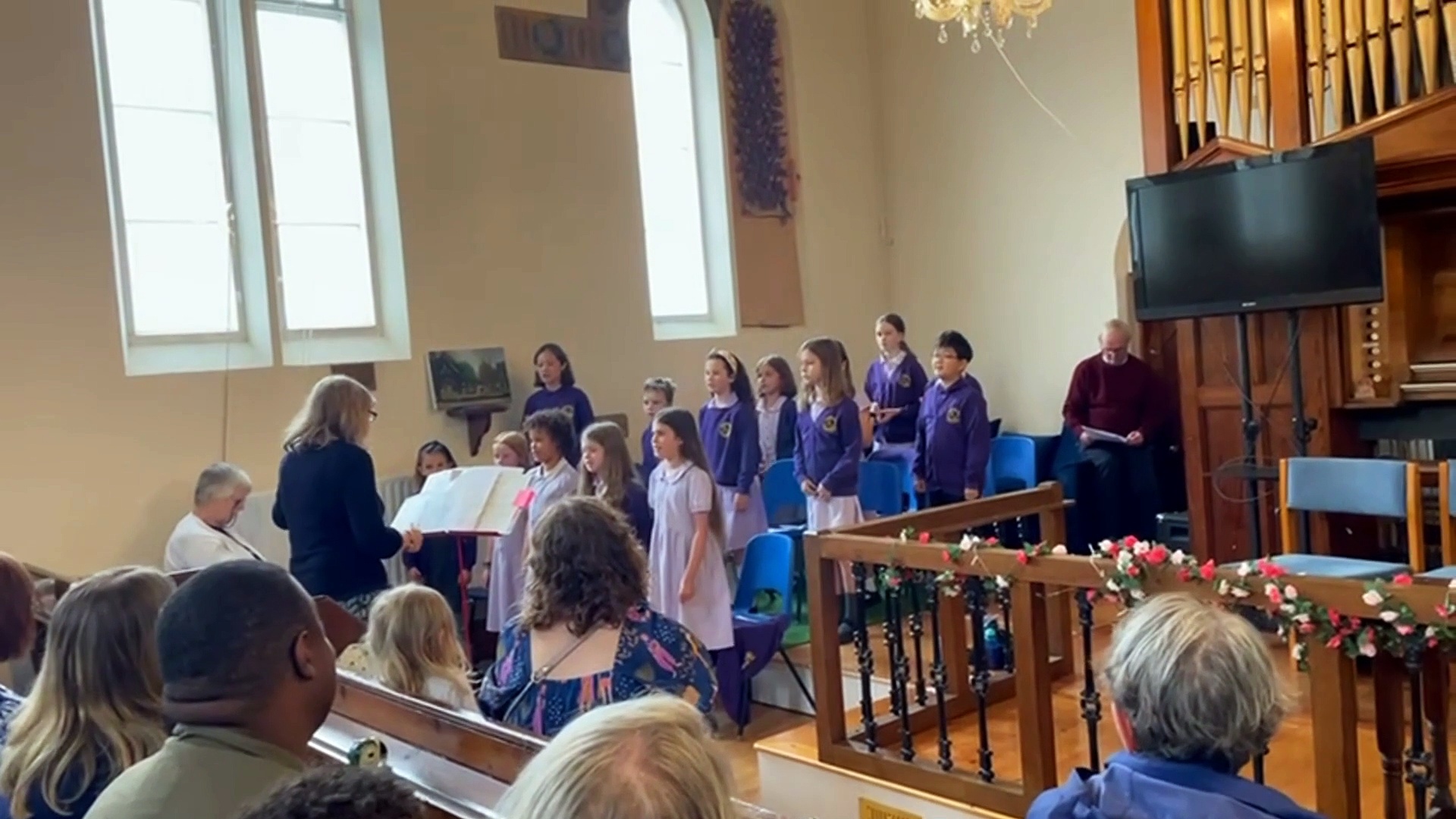 Headcorn Primary School perform at the Heart of Headorn centre