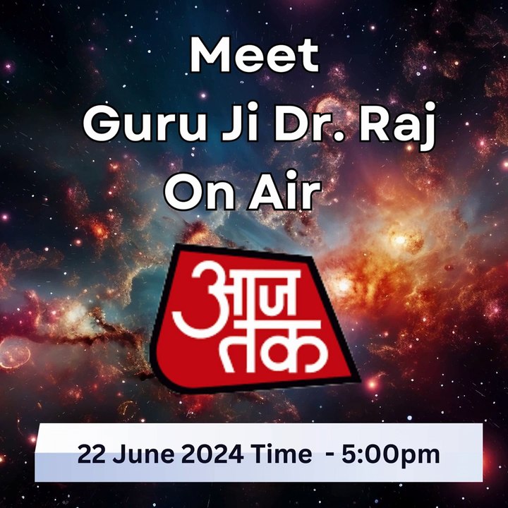 Guru Ji Dr. Raj On Air at Aaj Tak - video Dailymotion