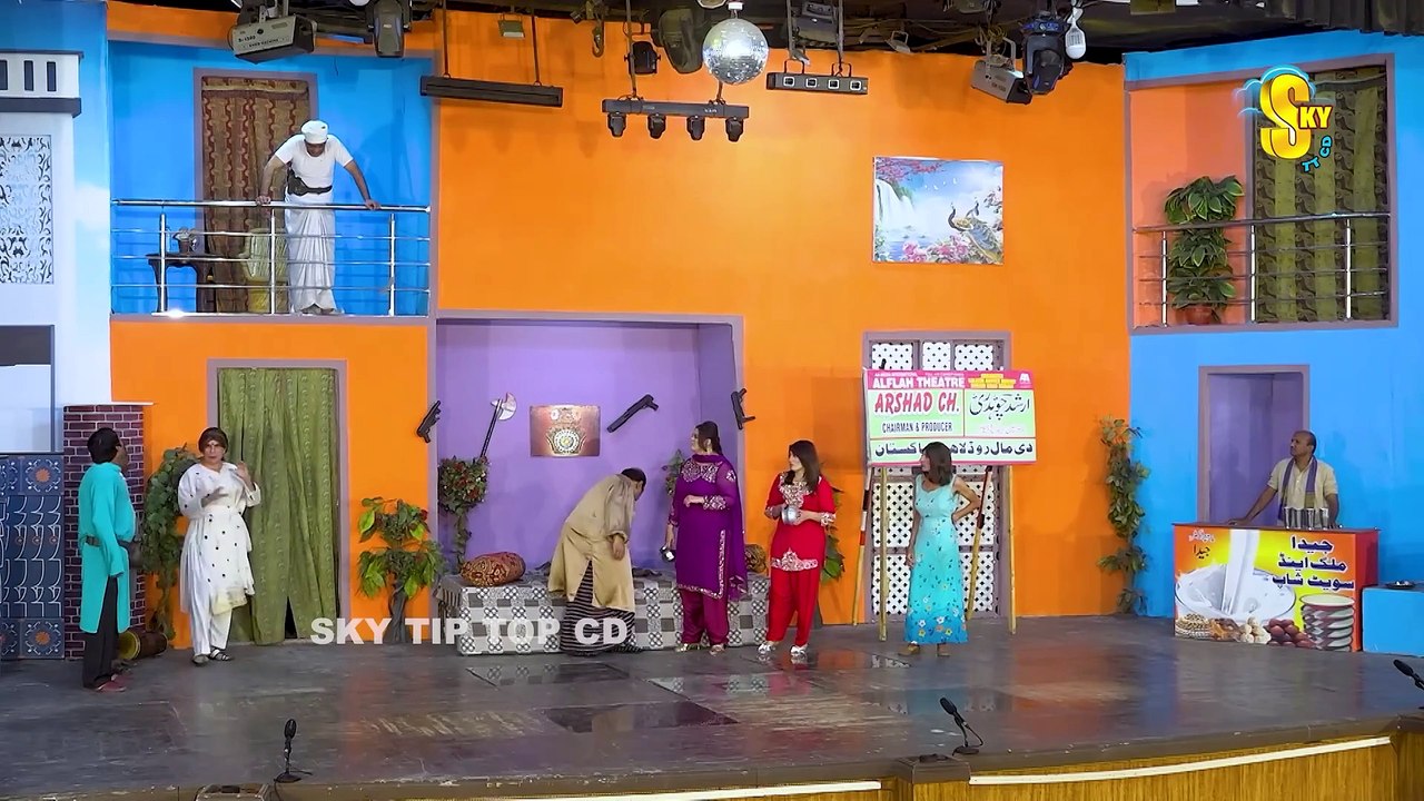 Agha Majid and Varda _ Tariq Teddy _ Latest Stage Drama _ Jawani Tang ...