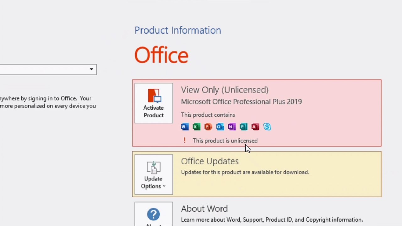 Ms Office 2019 activation process for free - video Dailymotion