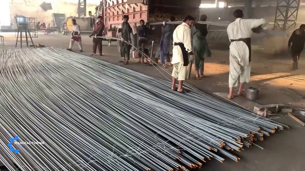 Manufacturing Process of iron Rod Arun Steel - video Dailymotion
