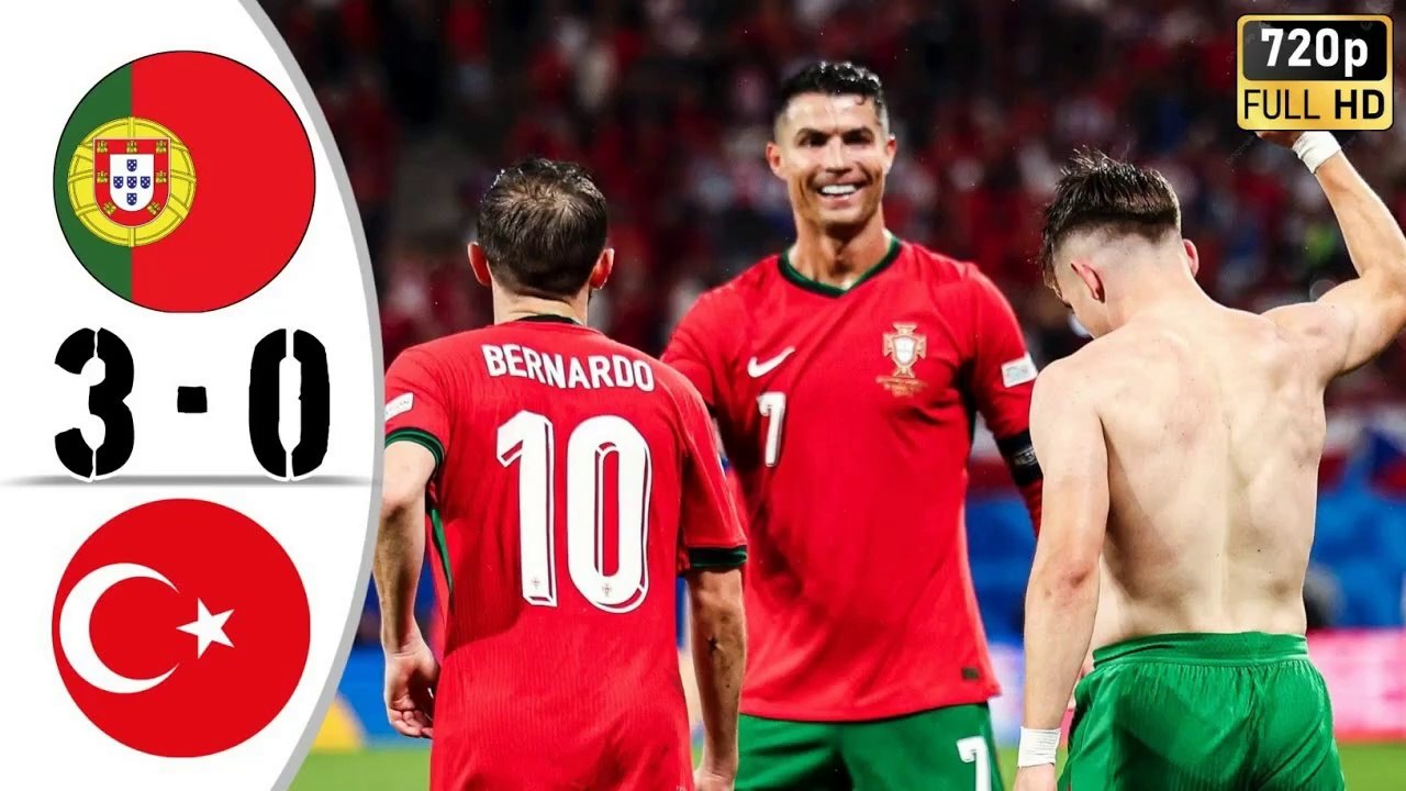 Portugal vs Turkey 3-0 Full Highlights & Goals UEFA EURO 2024 HD ...