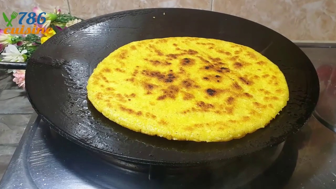 makki ki roti | makki ki roti recipe | kashmiri makai ki roti bnany ka ...