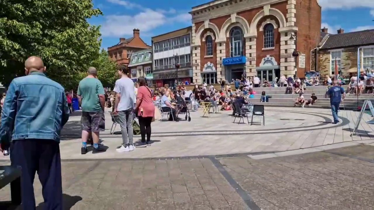 Kettering - a cycle through town centre at KettFest with Brightwayz ...