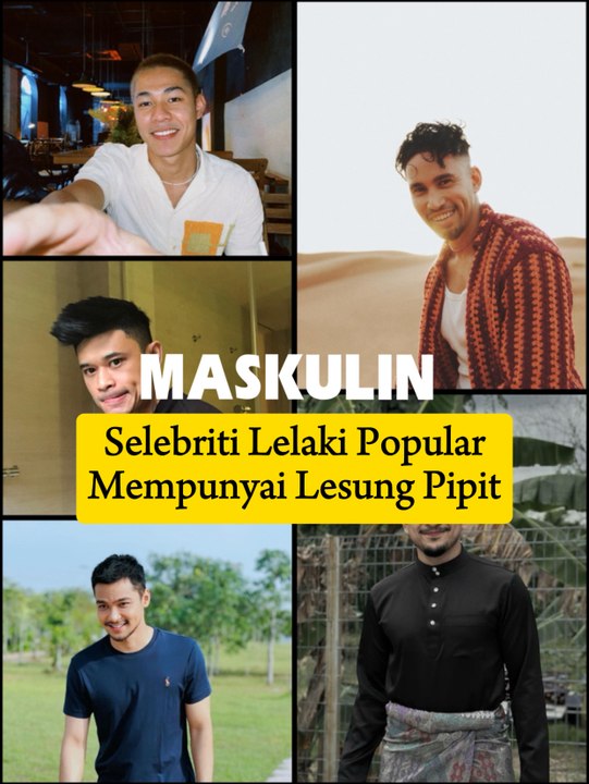 Selebriti Lelaki Popular Mempunyai Lesung Pipit - Video Dailymotion