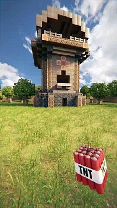 Realistic TNT vs Lava Physics Minecraft RTX shorts minecraft - video ...