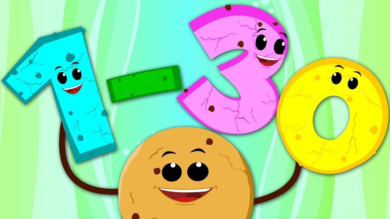 Cookies Numbers Song 1 to 30 | Learn Numbers | Counting Numbers For ...