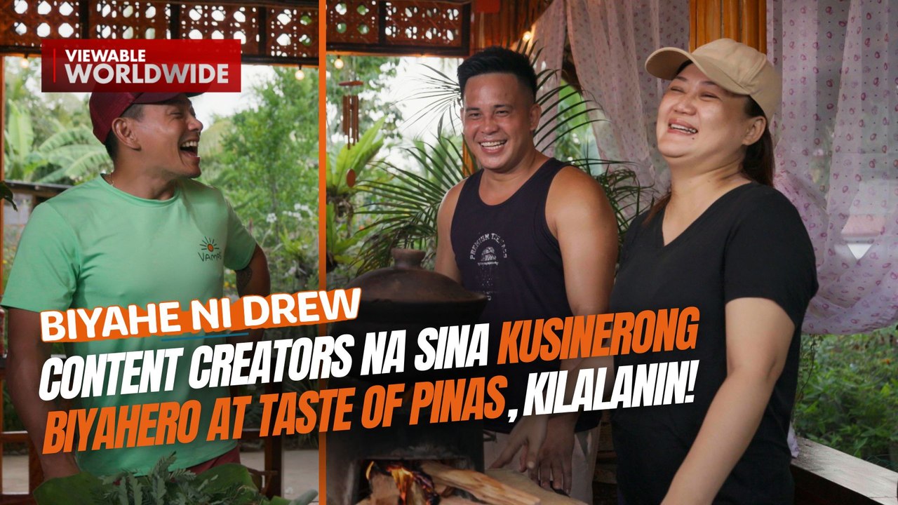 Content creators na sina Kusinerong Biyahero at Taste of Pinas, kilalanin | Biyahe Ni Drew ...