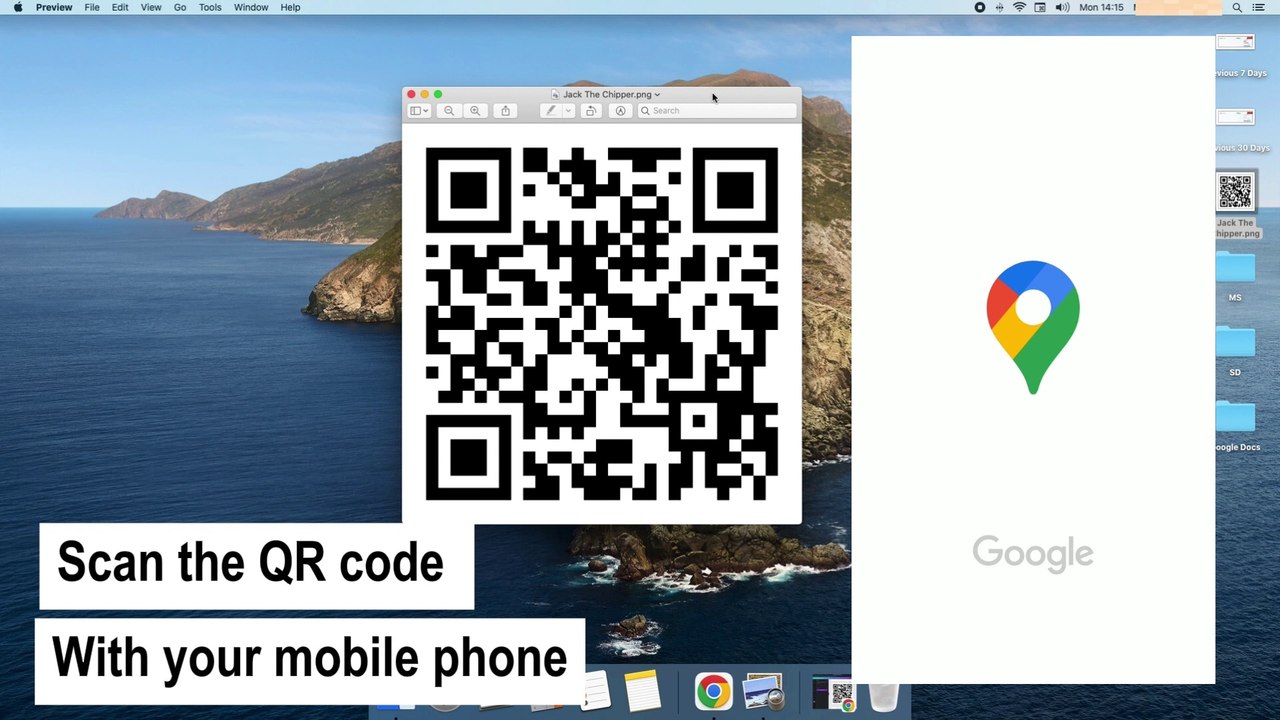 Create a QR code for a location on Google Maps - video Dailymotion