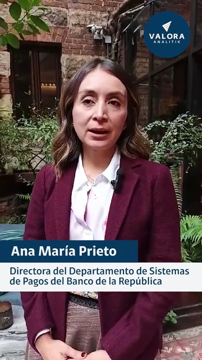 Ana María Prieto, directora del Departamento de Sistemas de Pagos del ...