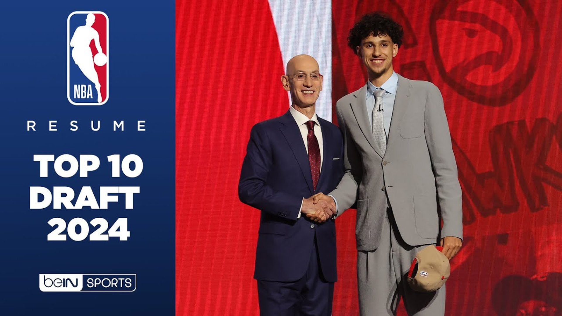 Draft 2024 : Le Top 10 avec trois joueurs français en NBA | beIN SPORTS