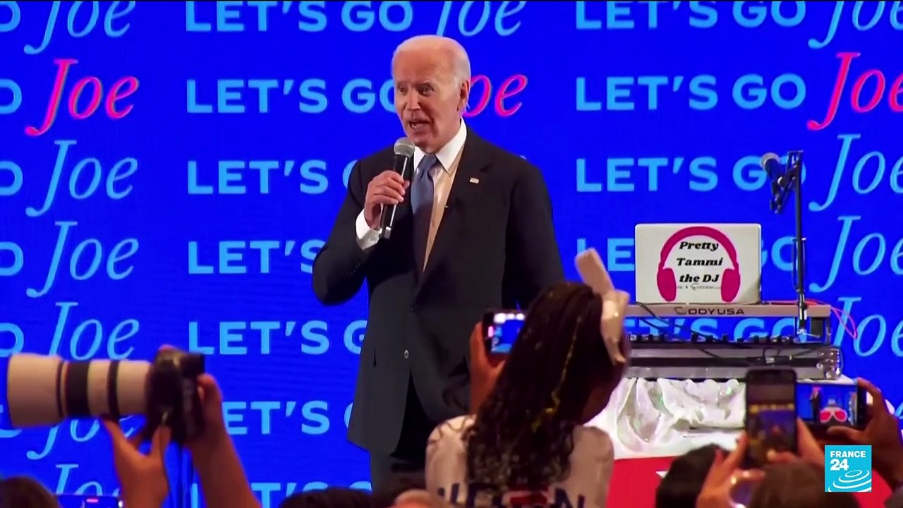 Biden seeks to dispel Democratic concerns over debate fumbles - video ...