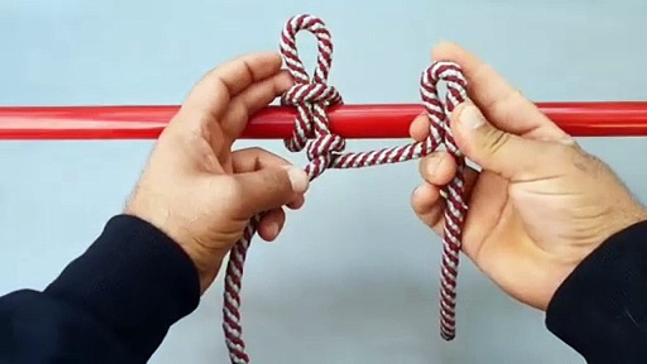 Two types of commonly used knots, knot tricks - video Dailymotion