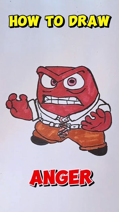 How to draw cartoon | drawing Anger - video Dailymotion