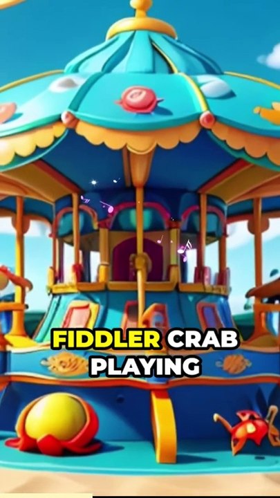 Fiddler Crab Dance- Fun Music for Kids & Sea Creatures - Underwater Sea ...