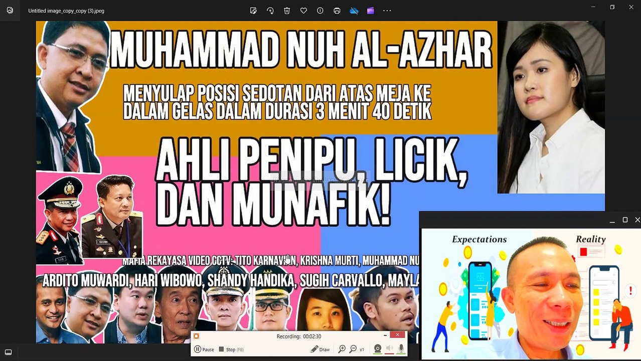 MUHAMMAD NUH AL-AZHAR DAN CHRISTOPHER HARIMAN RIANTO: AHLI FORENSIK PENIPU, LICK, DAN MUNAFIK ...