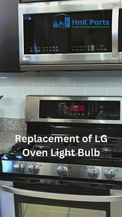 How to replace LG oven light bulb - video Dailymotion