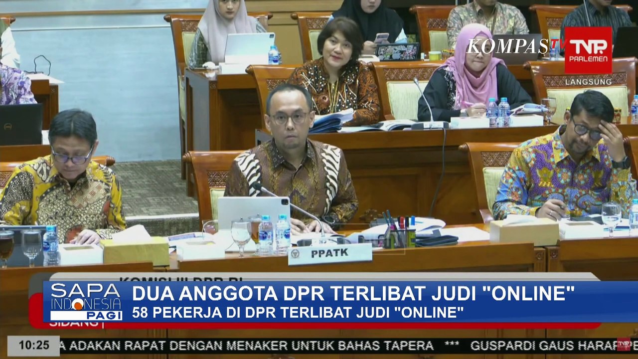 2 Anggota dan 58 Pekerja di DPR Terlibat Judi Online, MKD: Perputaran Dana Mencapai Rp1,92 ...