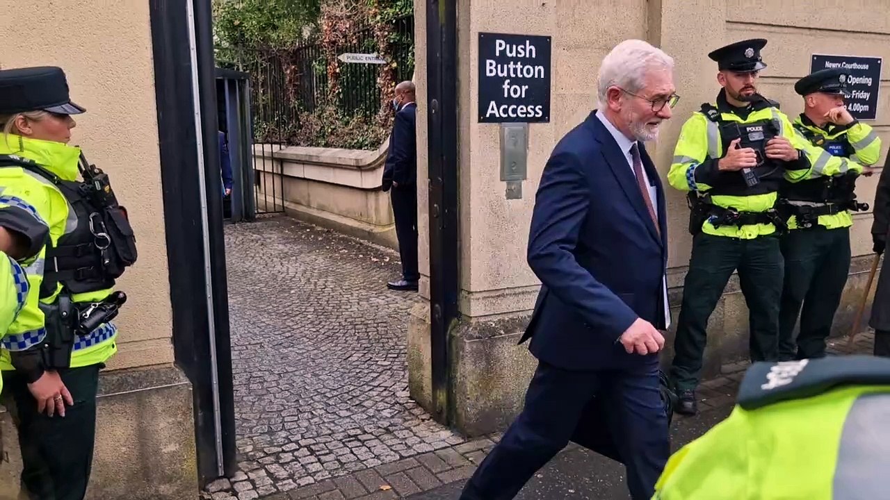 Donaldson leaves Newry court 3 July 2024 - video Dailymotion