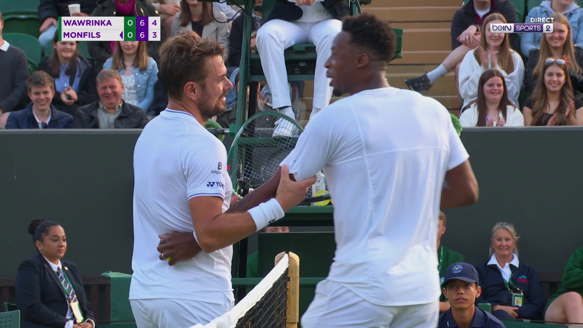 Wimbledon : La séquence sympa entre Gaël Monfils et Stan Wawrinka | beIN SPORTS