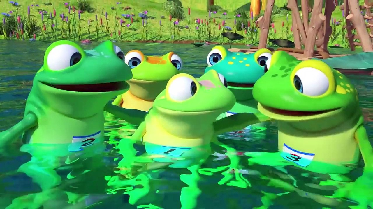 -Five Little Speckled Frogs + More Nursery Rhymes & Kids Songs- ABCs ...