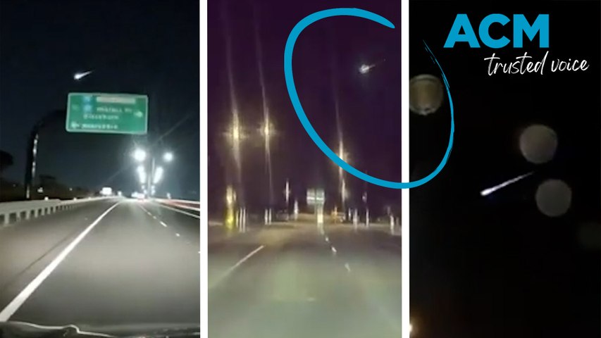 A mysterious green light seen falling over Melbourne's sky | Central ...