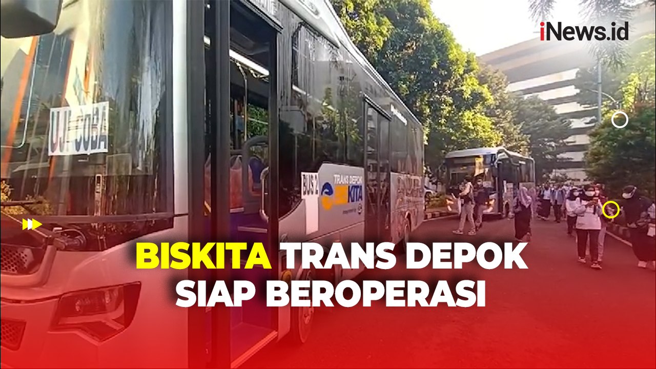 BISKITA Trans Depok Siap Beroperasi hingga ke Stasiun LRT Harjamukti - Video Dailymotion
