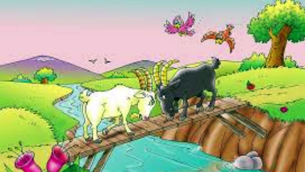 The Two Goats: A Classic Moral Story for Kids | English Stories - video ...