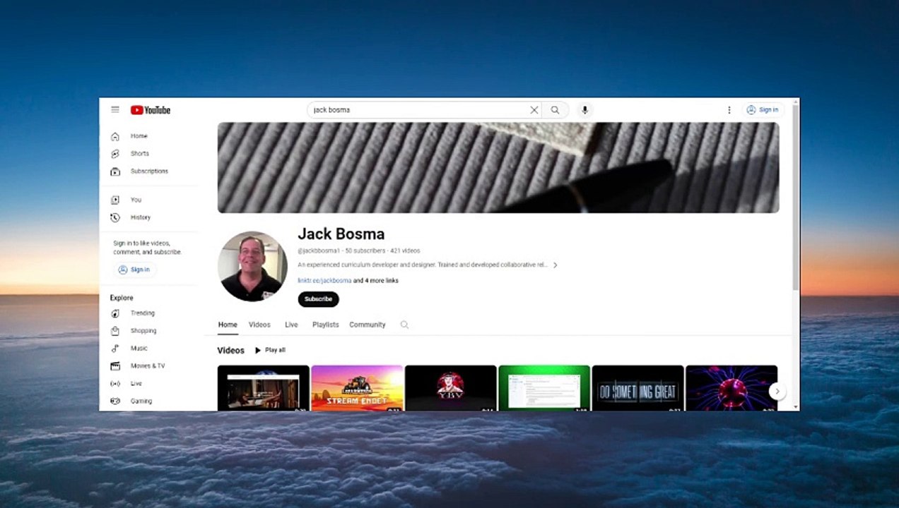 Please Create A Jack Bosma Channel On Rumble And YouTube - video Dailymotion