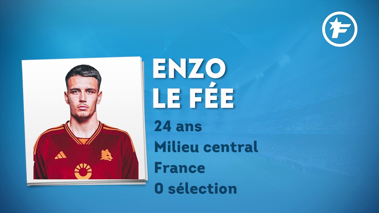 Enzo Le Fée signe à l’AS Roma - Vidéo Dailymotion