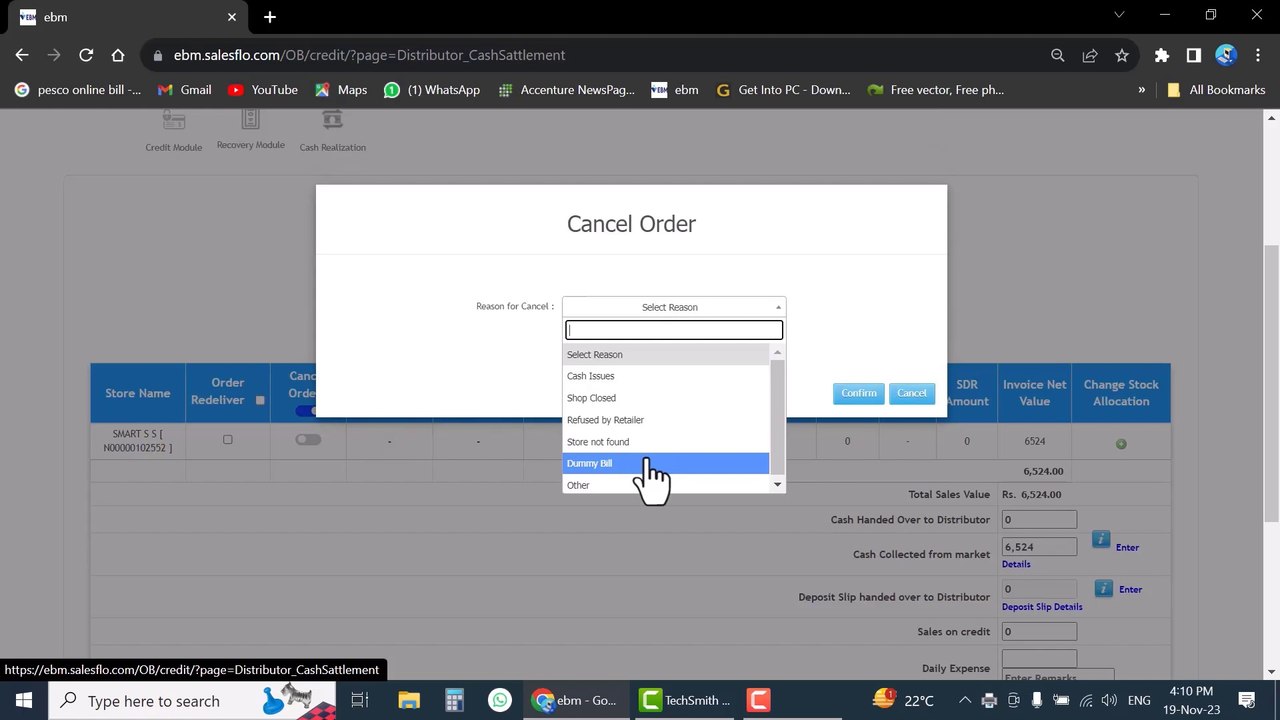 How to craete a dummy bill in Salesflow step by step guide - video ...