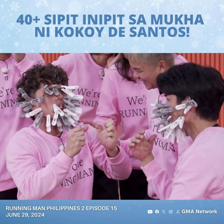 Running Man Philippines 2: 40+ Sipit inipit sa mukha ni Kokoy De Santos ...