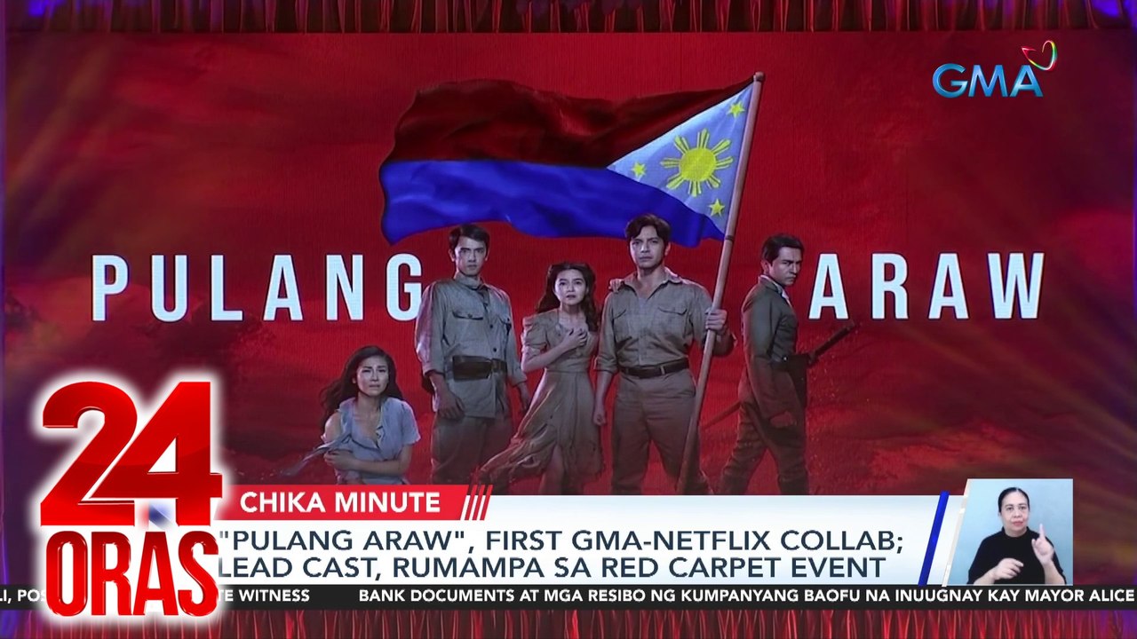 "Pulang Araw", first GMA-Netflix collab; lead cast, rumampa sa red ...