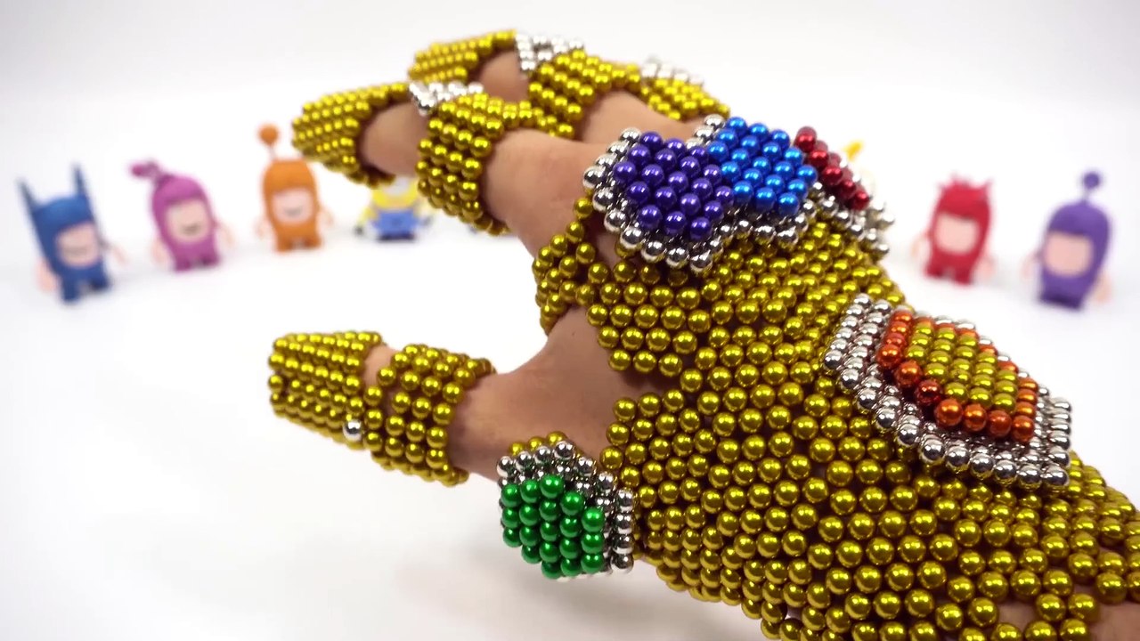 Amazing THANOS Infinity Gauntlet Made Out Of 1,854 Magnetic Balls (DIY ...