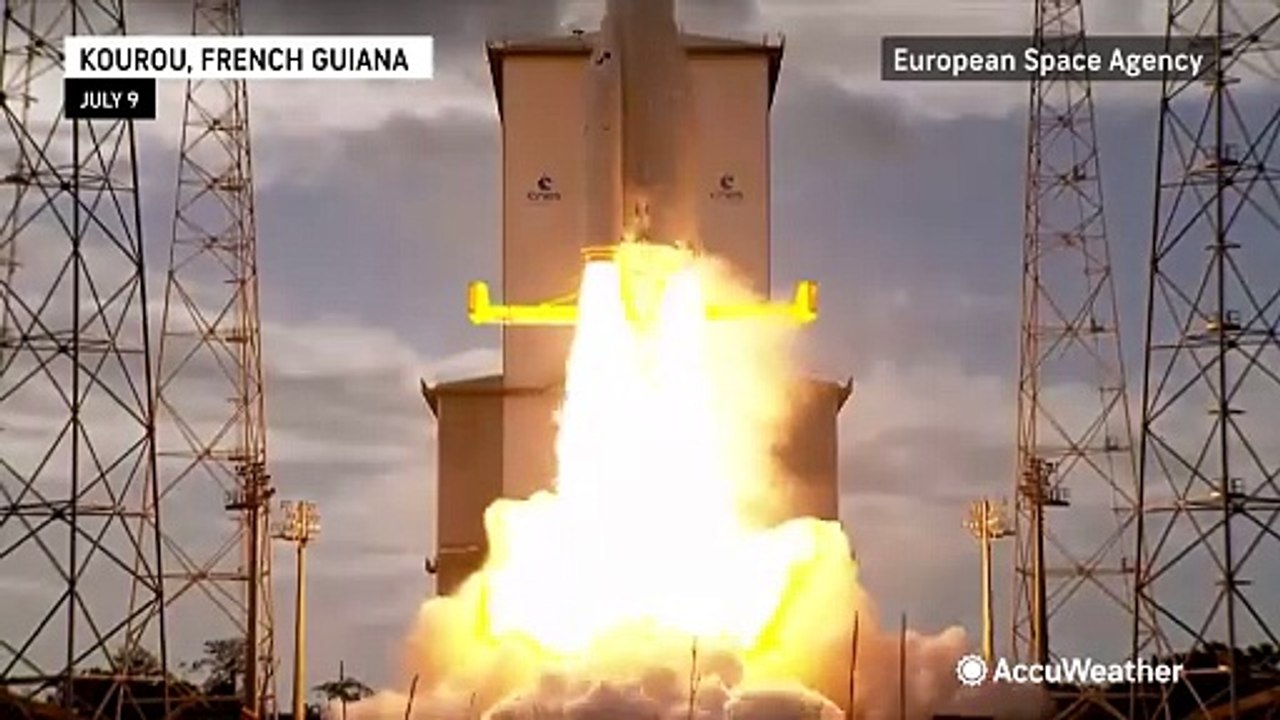 European Space Agency launches Ariane 6 rocket from French Guiana ...