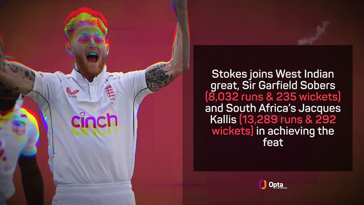 Ben Stokes - Test Career in Numbers - video Dailymotion