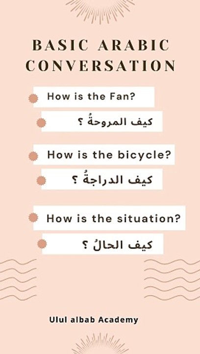 Basic Arabic language course for beginners. - video Dailymotion