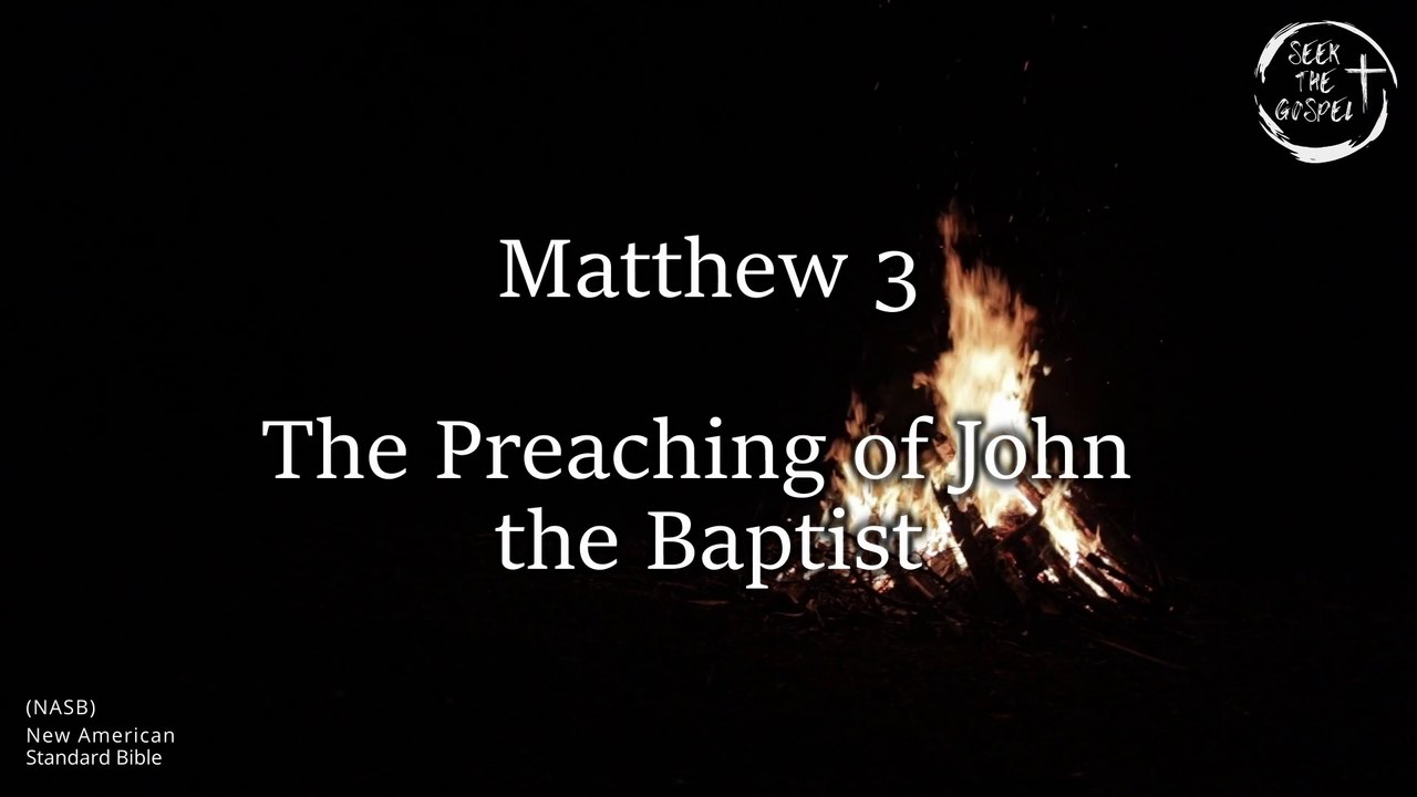 Matthew 3 - Audio Bible (NASB) with Scrolling Text - video Dailymotion