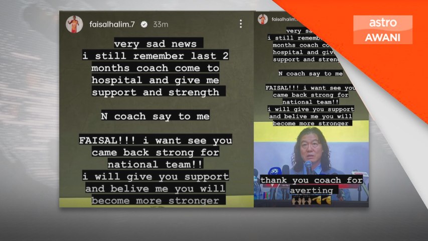 Faisal Halim berduka pemergian Kim Pan-gon | Astro Awani