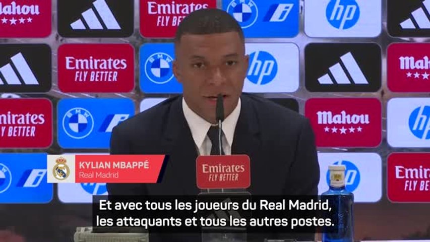 Real Madrid : Kylian Mbappé - "Je suis très heureux de jouer avec Vinicius Jr et Rodrygo"
