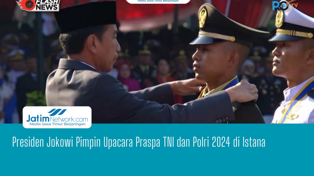 Presiden Jokowi Pimpin Upacara Praspa TNI dan Polri 2024 di Istana ...