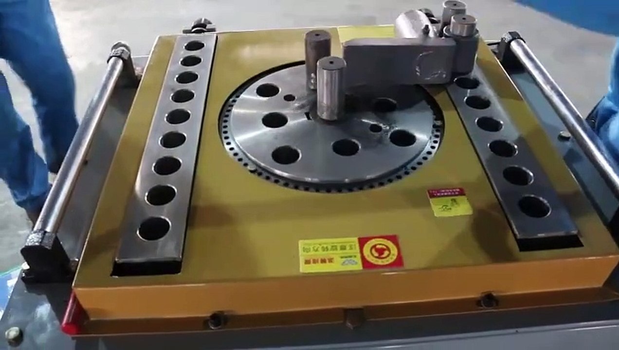 GW52/42 Rebar bending machine with locating pin - video Dailymotion